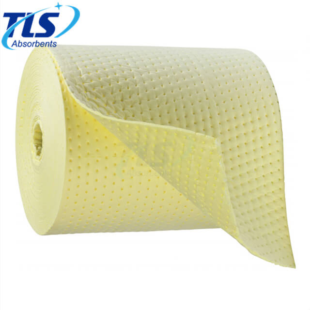 80cm*50m*3mm Yellow Chemical Spill Absorbent Rolls For Laboratory from ...