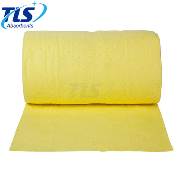 40cm*50m*7mm Dimpled Absorbent Rolls For Chemical-Based Spills from ...