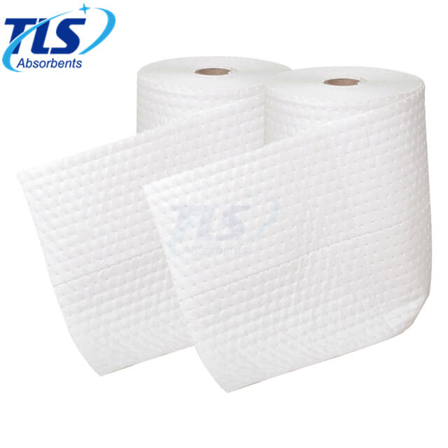 White Oil Absorbent Rolls For Industry 40cm*50m*3mm from China ...
