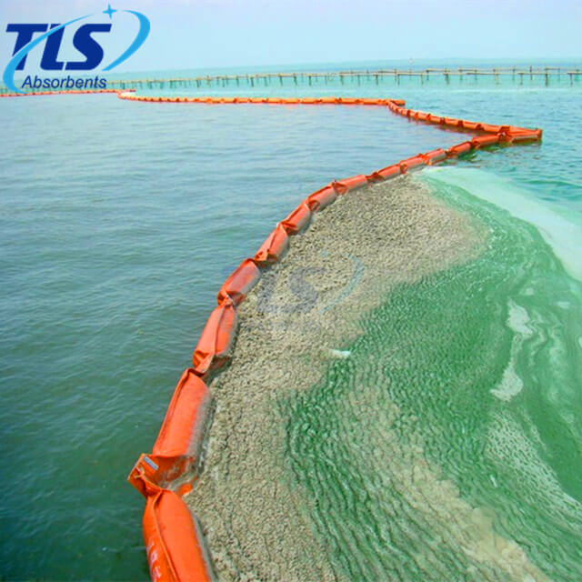 Yellow permeable floating silt curtain in silt retention from China ...