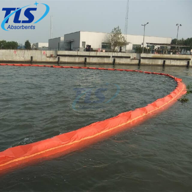 Offshore Solid Float PVC Oil Containment Boom For Oil Spill from China manufacturer - TLS Absorbents