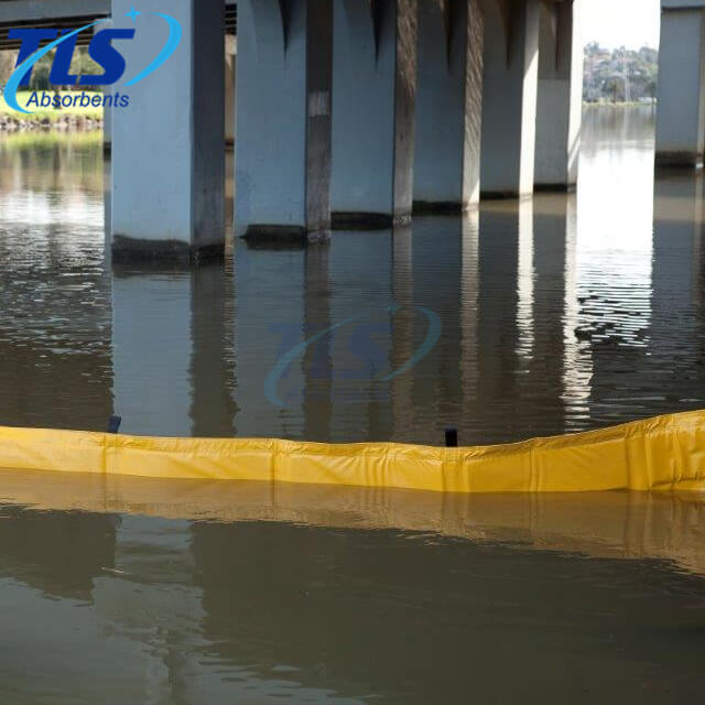 PVC offshore oil fence containment boom for emergency spill response ...