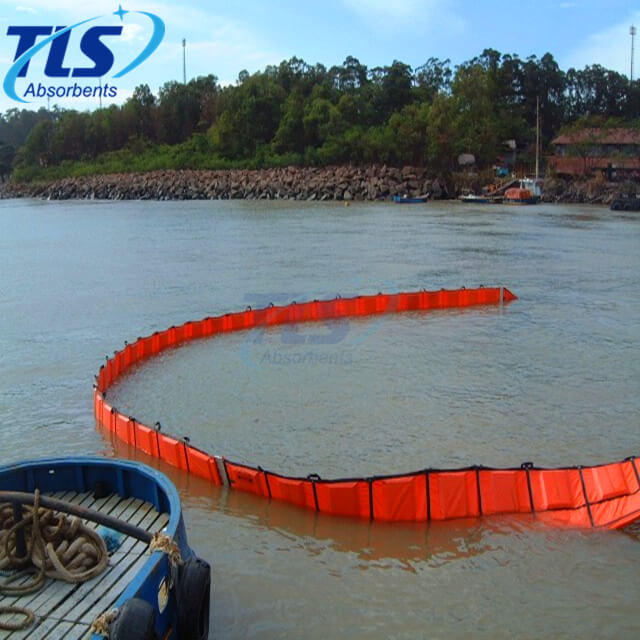 Reusable Floating oil spill fence boom for Oil Pollution response from ...