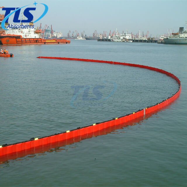 PVC heavy duty reusable oil fence containment boom for marine from ...