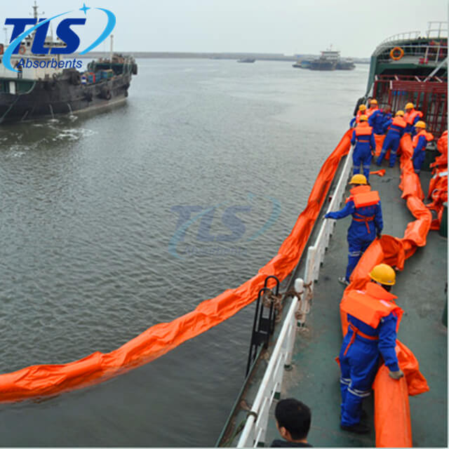 200Meters PVC Oil Spill Solid Floating Containment Boom from China ...